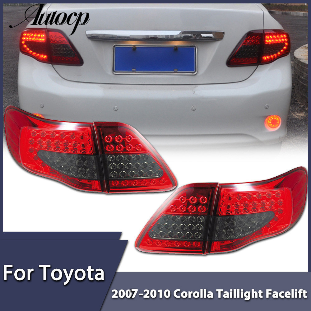 【Full LED Taillight For Toyota Corolla 2007 2008 2009 2010 Rear Light ...