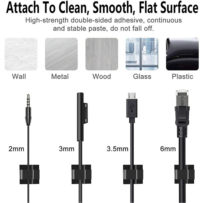 10PCS Car Cable Organizer Clips For Nissan X-Trail Qashqai Toyota Camry ...