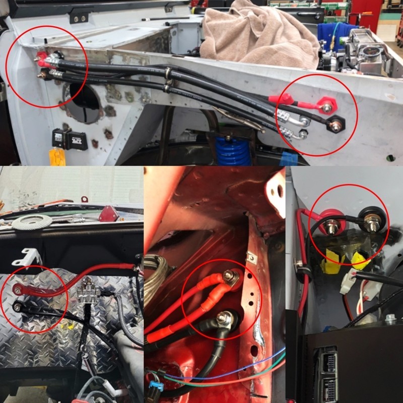 Truck Car Camping RV Truck Boat Feed Thru Panel Battery Terminal ...
