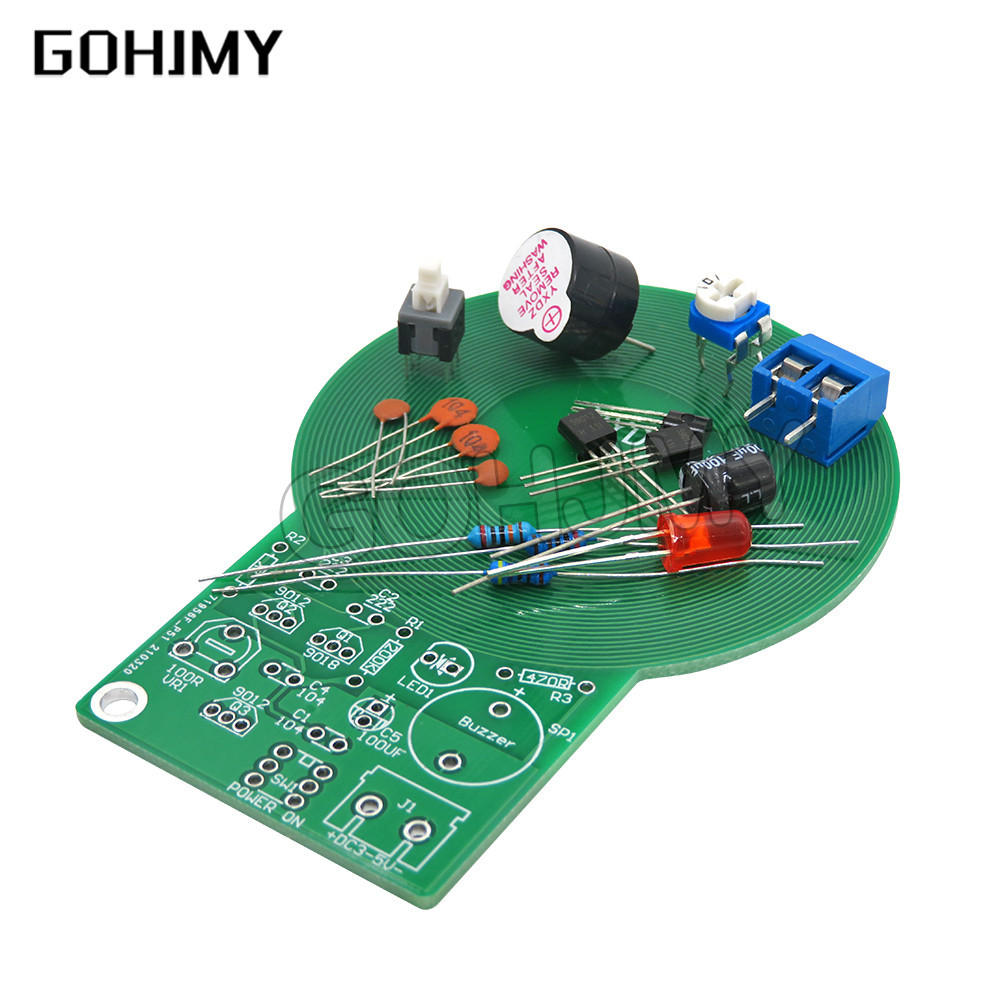 ⊹JS-60 DIY Kit Metal Detector Electronic Kit DC 3V-5V 60mm Non-contact ...