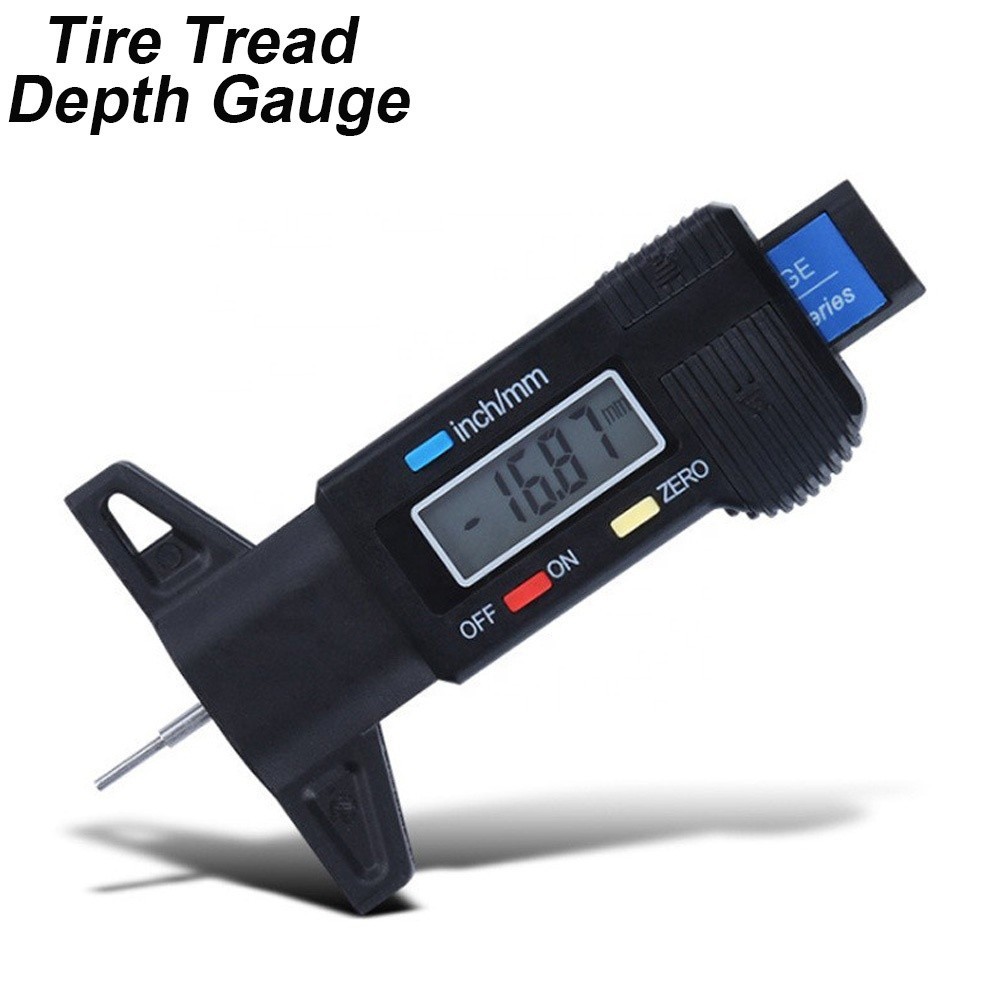 Genuine Digital tyre tire tread depth tester gauge auto tire wear ...
