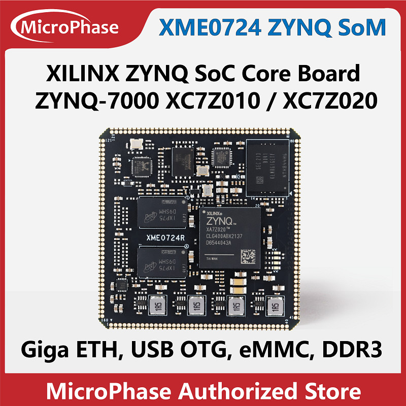 MicroPhase XME0724 ZYNQ SoM Xilinx Zynq-7000 SoC FPGA XC7Z010 XC7Z020 System on Module Core Bo2i ...