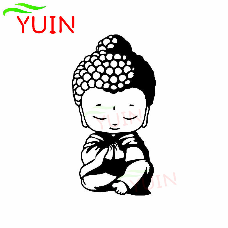 YUIN Car Sticker Buddhist Religious Buddha Statues Creative Auto Parts ...