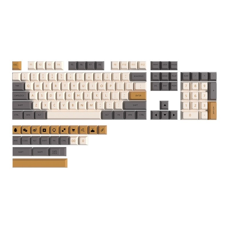 유PBT Keycaps Suitable for Cherry MX Key Set Cherry GK61 64 84 96 L۩QHe ...