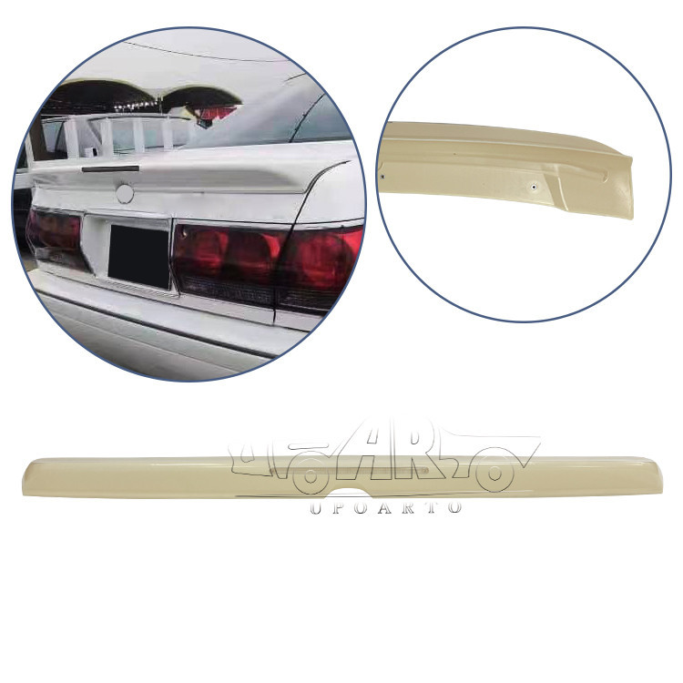 Stock Wholesale Car Spoilers ABS Plastic Carbon Fiber Rear Led Light ...