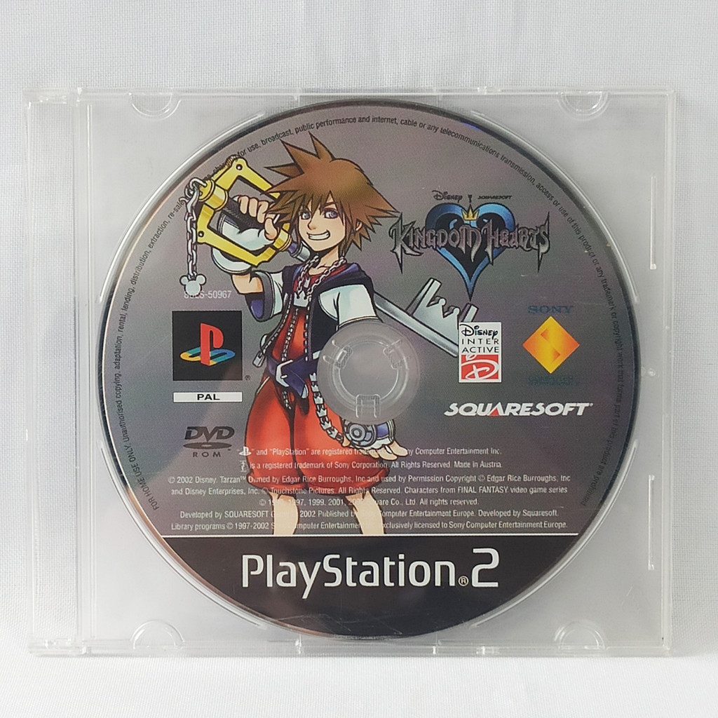 (DISC ONLY) Kingdom Hearts PS2 PlayStation 2 Video Game - PAL REGION ...