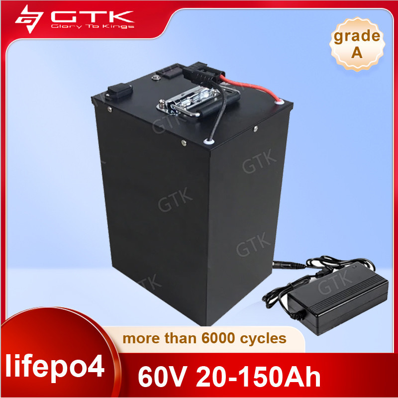 ★Gtk 60V 20Ah 30Ah 40Ah 50Ah 60AH 80Ah 100Ah 120Ah lfp lifepo4 lithium ...