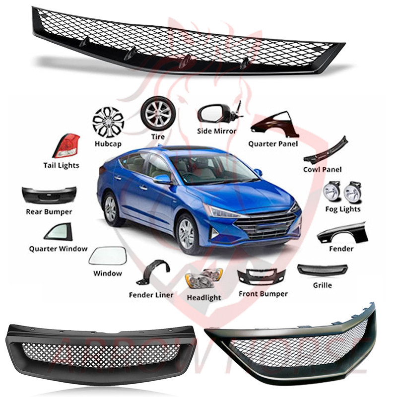 Hot Sale Auto Spare Parts Auto Body System Car Grills Bumper Mesh ...