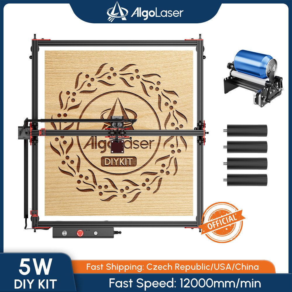 AlgoLaser DIY Kit Laser Engraver 5W CNC Wood Engraving Machine DIY ...