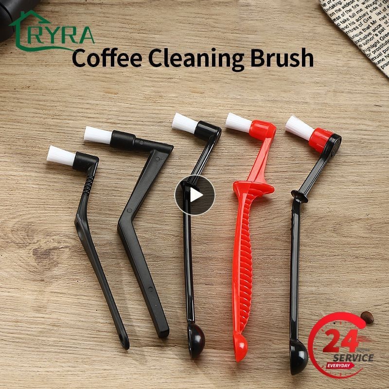 웃Coffee Brush Coffee Machine Cleaning Brush With Spoon For Espresso ...