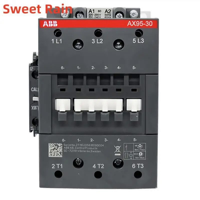 ABB AX95-30-11 95A 3P AC Contactor AX95-30-11 Coil Voltage AC220V ...