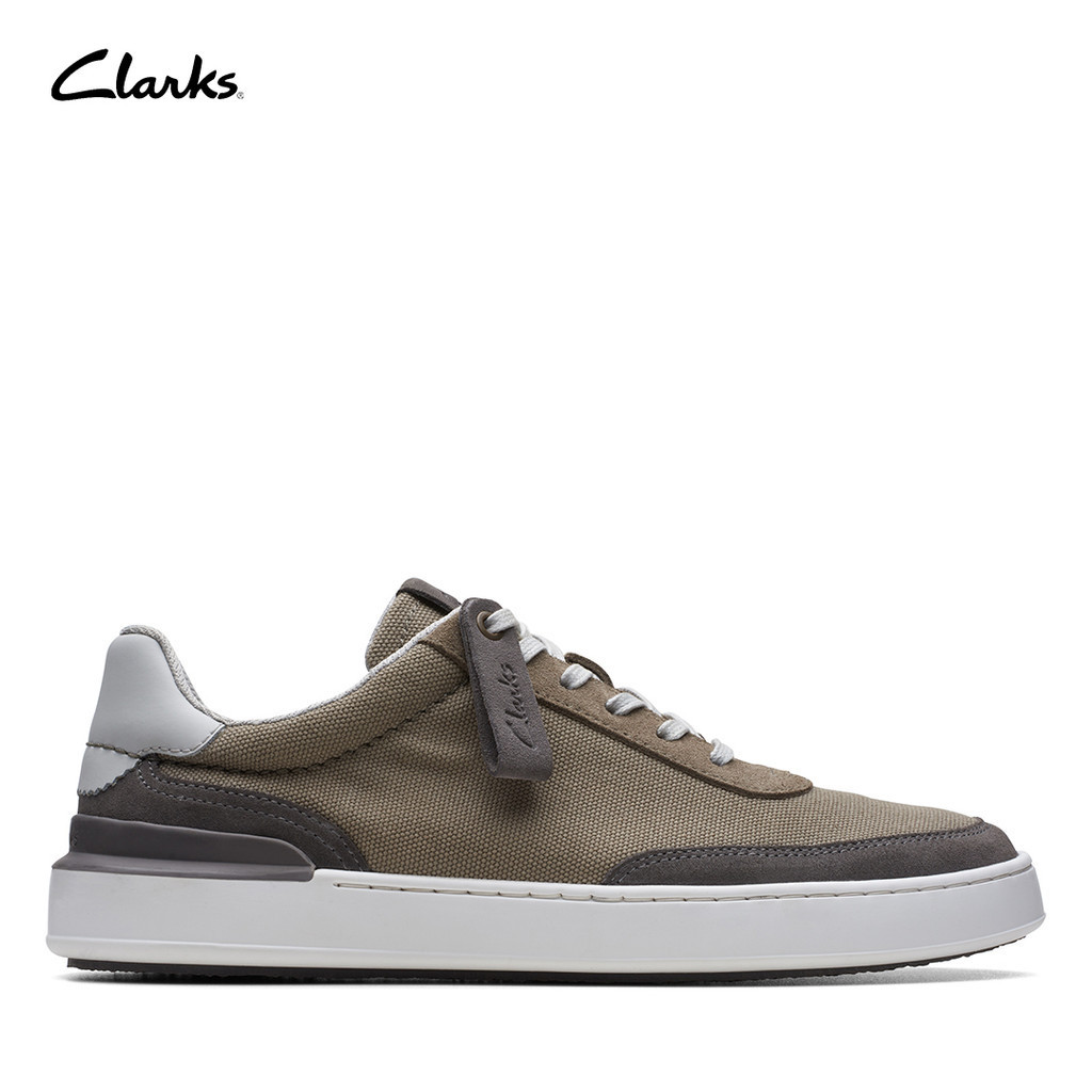 Clarks Men's Court Lite Tor Sneaker Grey | Shopee Philippines