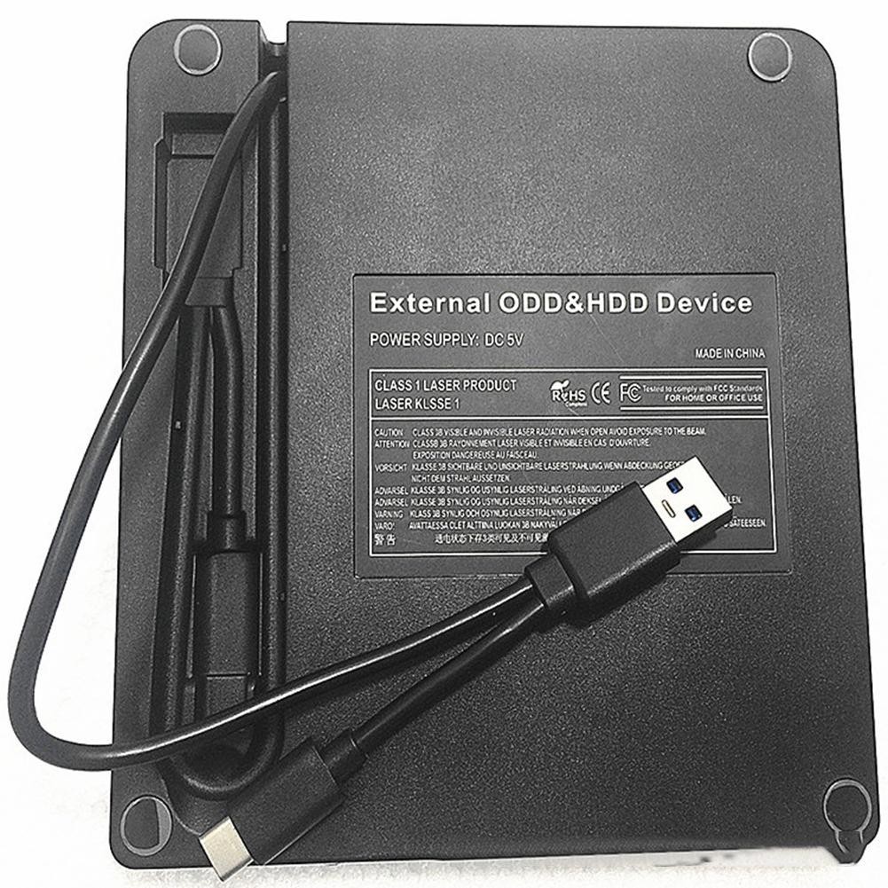 Portable New VCD CD DVD Burner USB 3.0 Type-c External DVD Player ...