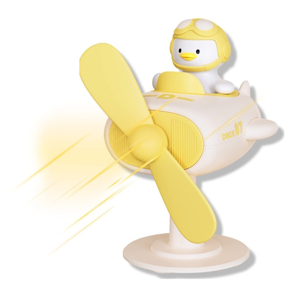 Cute Duck Auto Oscillating Portable Fan Small Desktop Screen Garage Kit ...