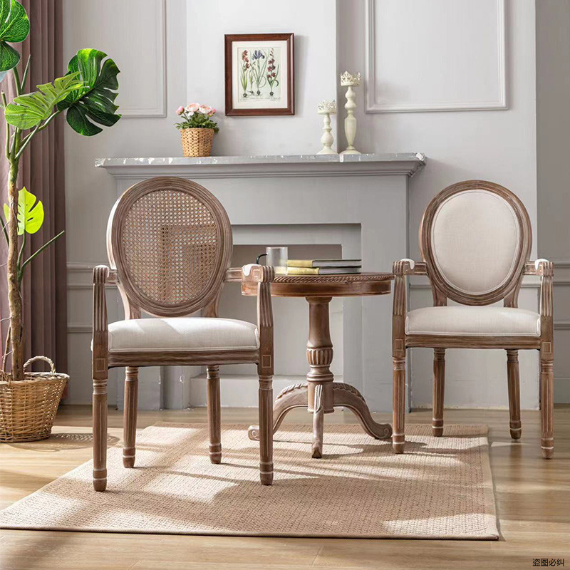 웃Design Dresser Dining Chairs Rattan Garden Waiting Cafe Relaxing ...