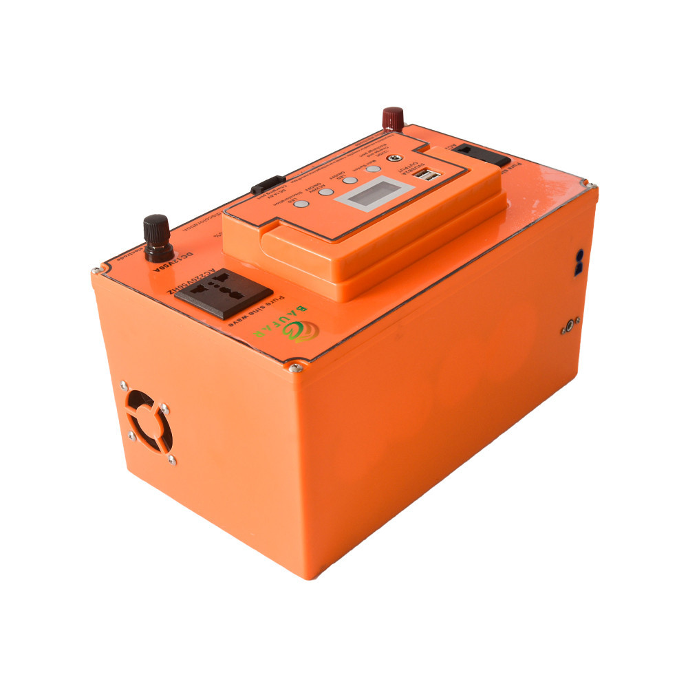 ☾Stackable 12V AC DC 600W portable ups solar battery uninterruptible ...