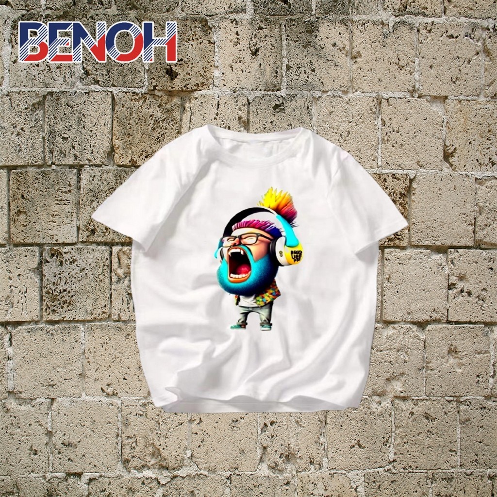 Funny Style Benoh Retro Anime shirt Cartoon Fashion street culture ...