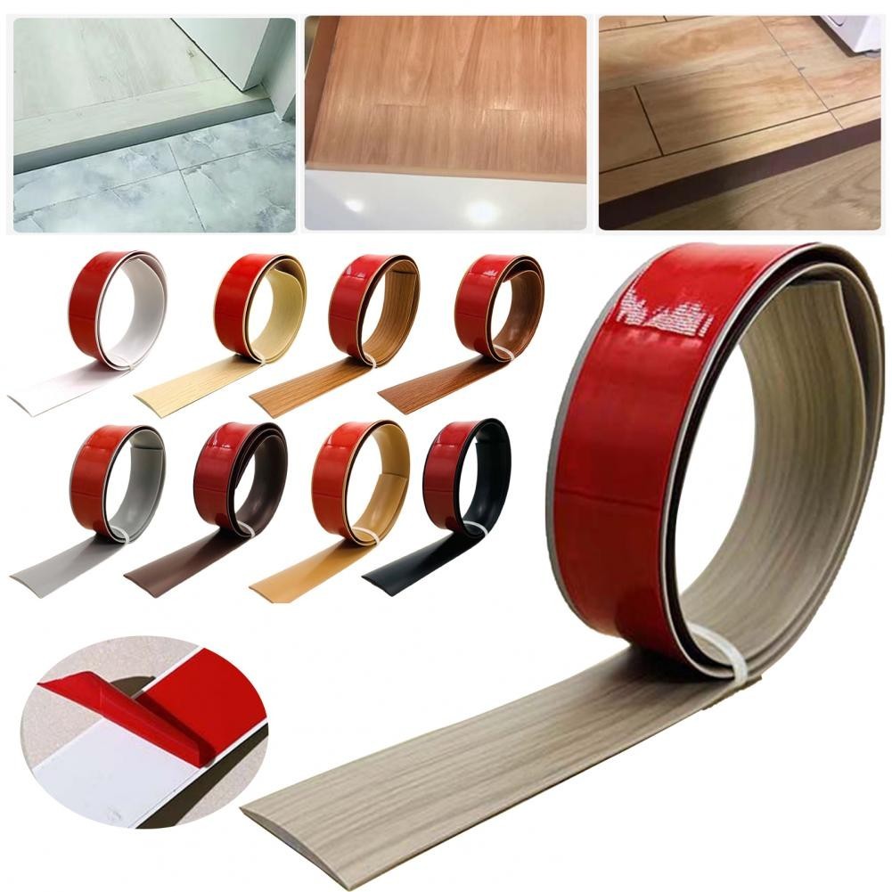 ⓞPeel Stick Edge Trim Pvc Floor Trim Self-adhesive Pvc Floor Transition ...