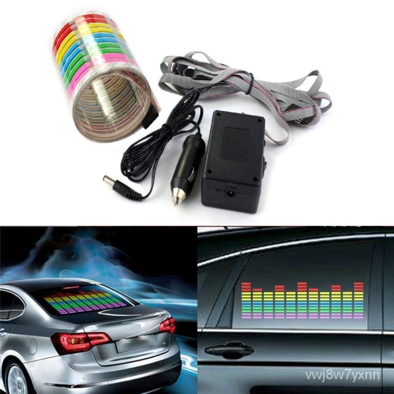 Car window music rhythm atmosphere light Sticker Sound Activated ...