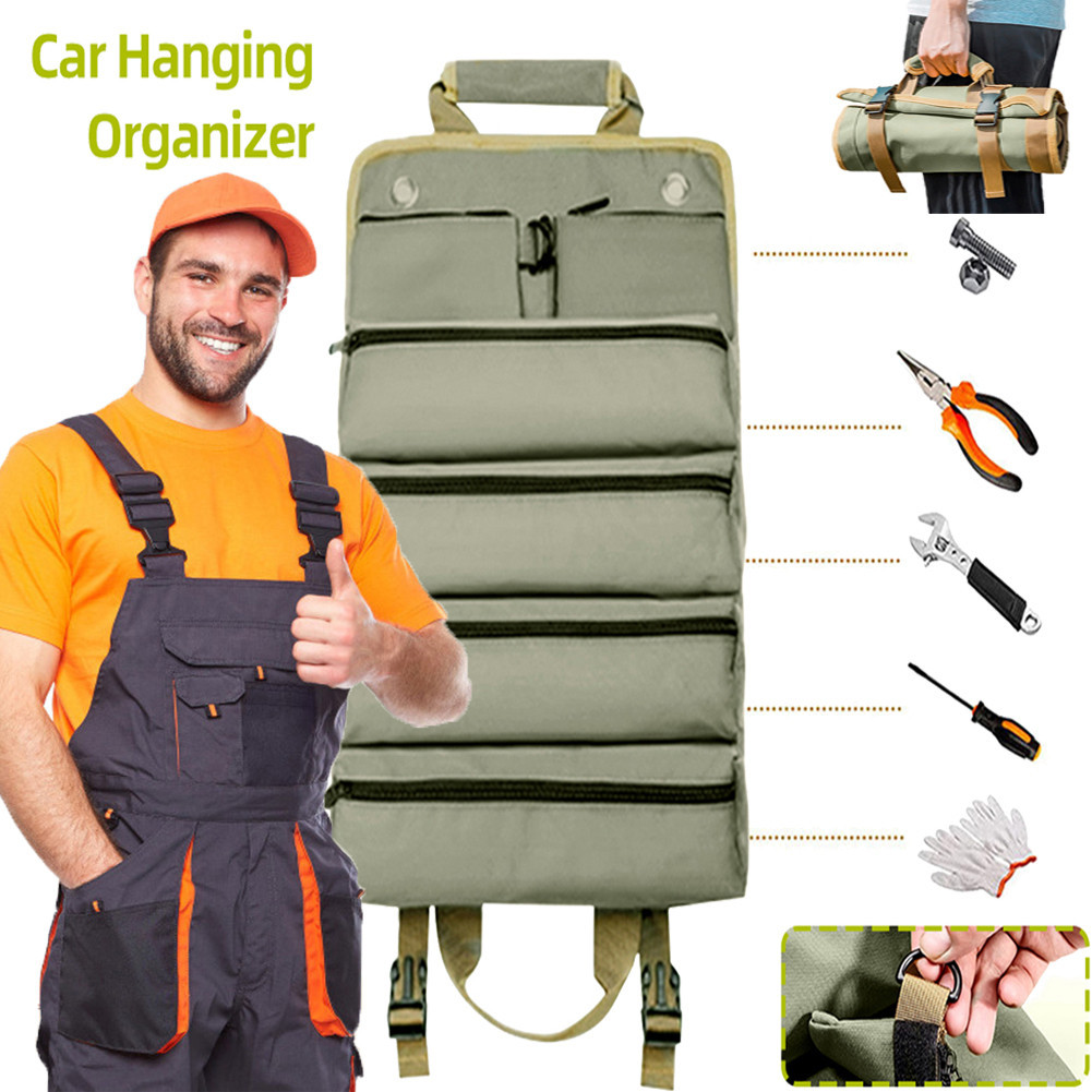 Hardware Tools Pouch Multi Pocket Roll Up Tool Bag Portable Small Tools ...