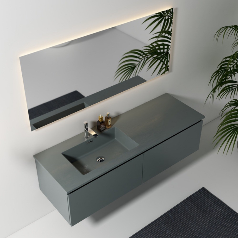 ღArtificial stone, pure acrylic, integrated basin, skin feel, color ...