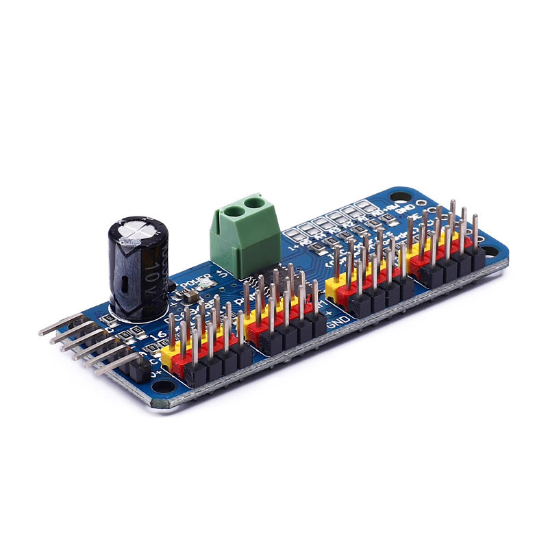 PCA9685 16 Channel 12 bit PWM Servo Motor Driver I2C IIC Module for ...