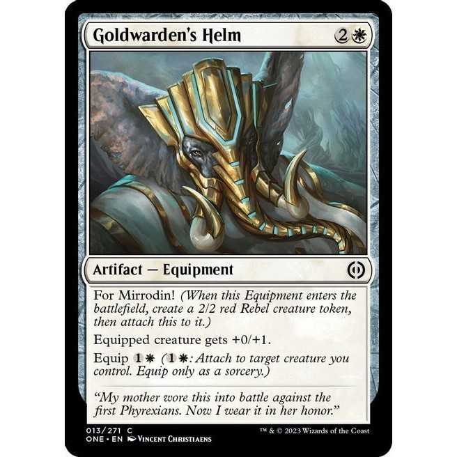 Goldwarden's Helm - Magic The Gathering (MTG) | Shopee Philippines