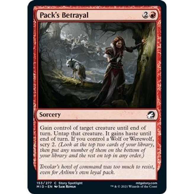 Pack's Betrayal - Magic The Gathering (MTG) | Shopee Philippines
