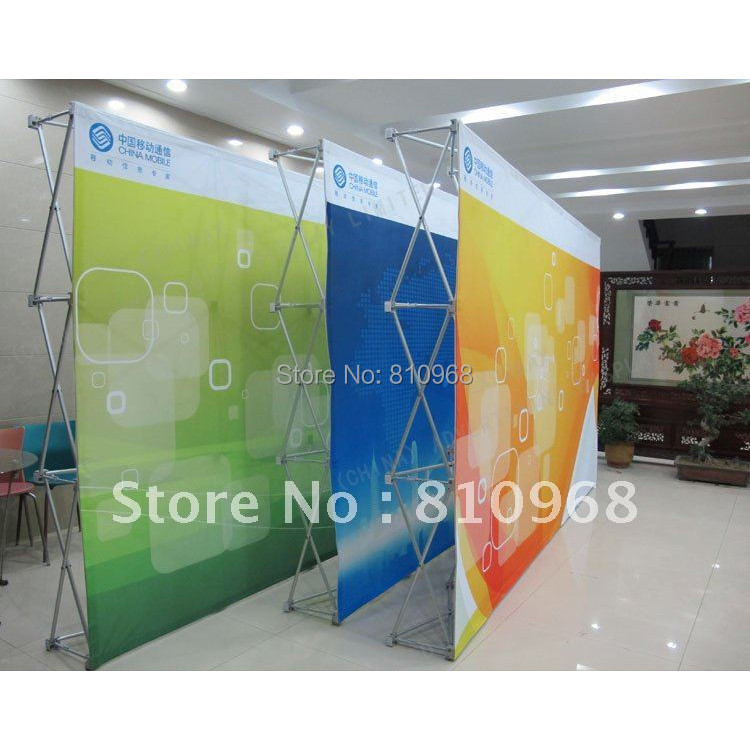 ☠size: 230X300CM, quality fabric POP up backdrop, banner stand up, free ...