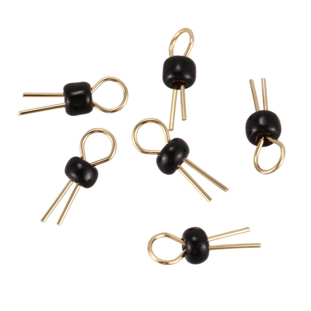♣200Pcs Black Gold Tone Soldering PCB Board Breadboard Test Point Pin ...