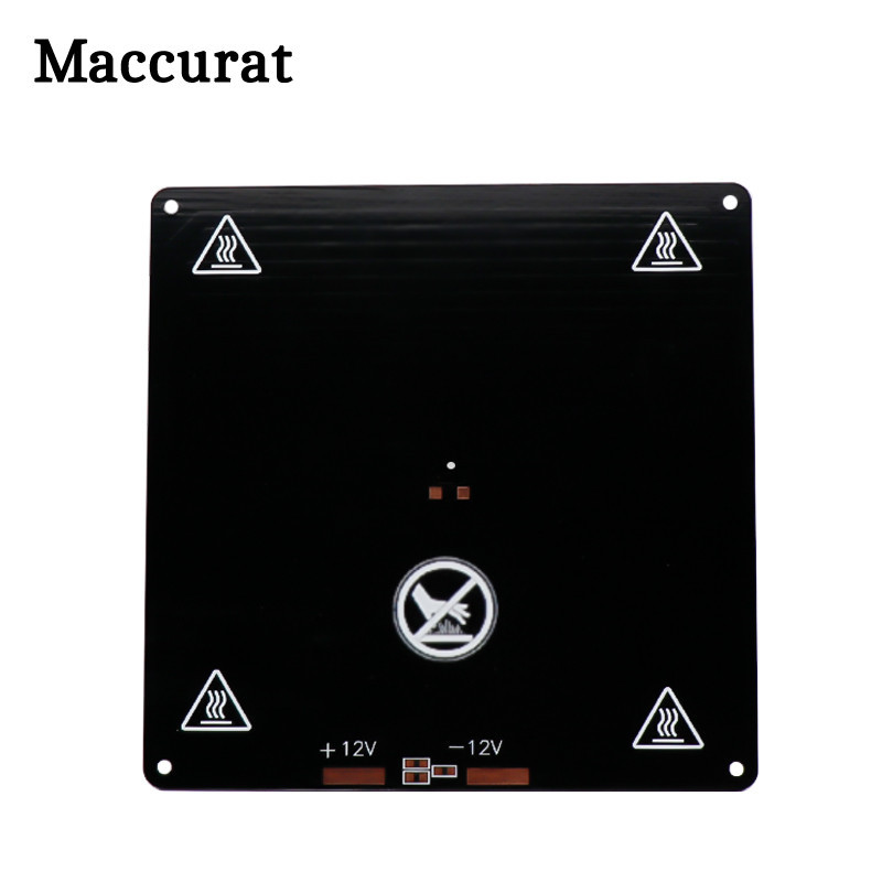 1PC 12V 80W Upgraded heatbed150*150x3mm Mini Aluminium Heatbed Heat ...