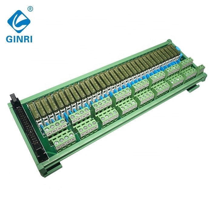 】GINRI JR-B32PC-F/24VDC slim din rail mount dc24v 32 channel relay ...