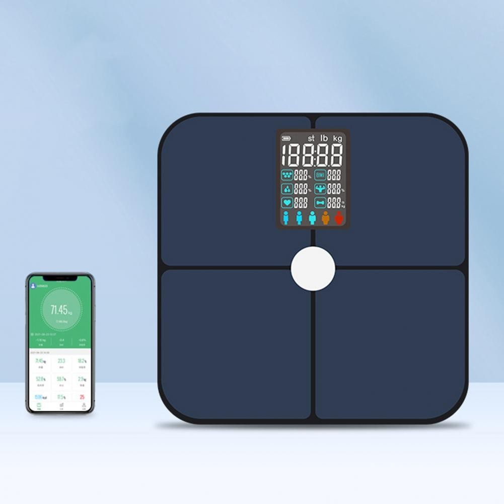 Body Fat Scale Real-time Body Analysis Scale Scale with Full Body ...