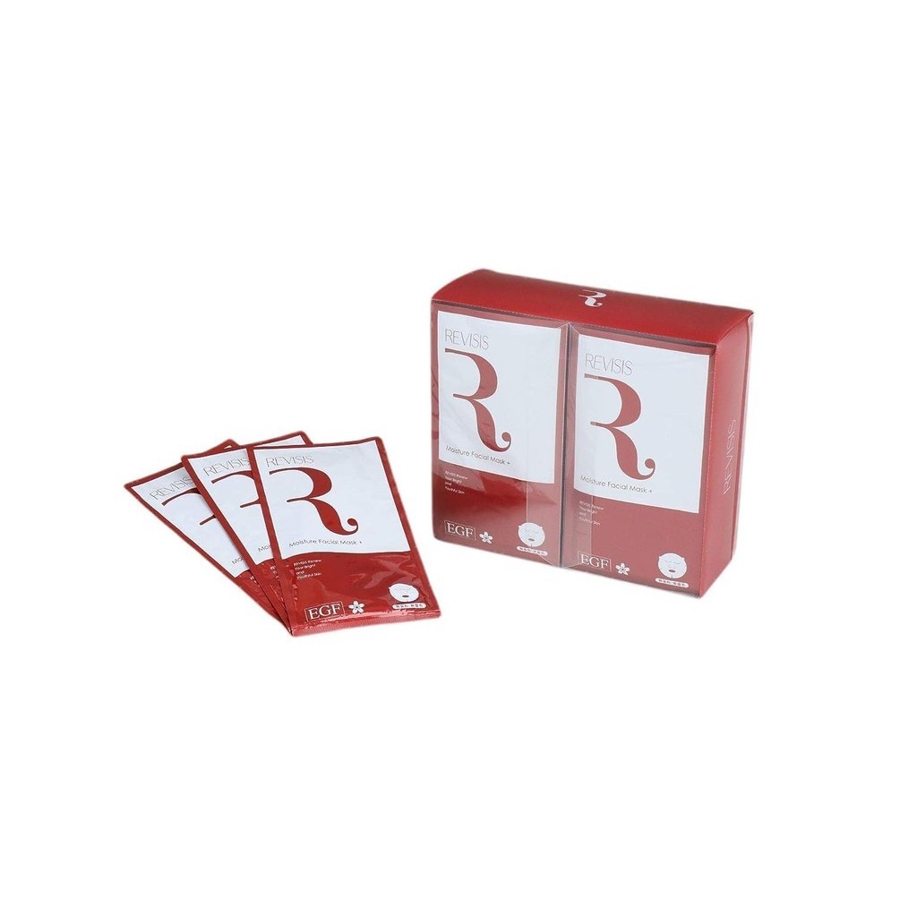 REVISIS Moisture Face Mask/Pack/Sheet Mask Red 30 Pieces Individually ...