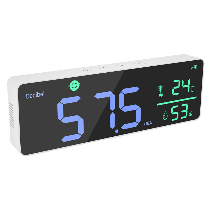 유dm1306d Digital Decibel Sound Meter Smart Wall Mounted Noise Detector 30 130db Temperature And