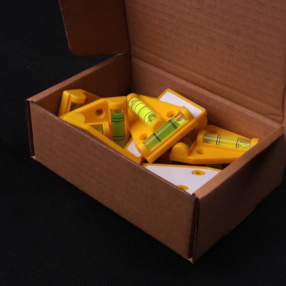 10Pcs/lot Two ways Mini Spirit Level Measurement Instrument Tool T-type ...