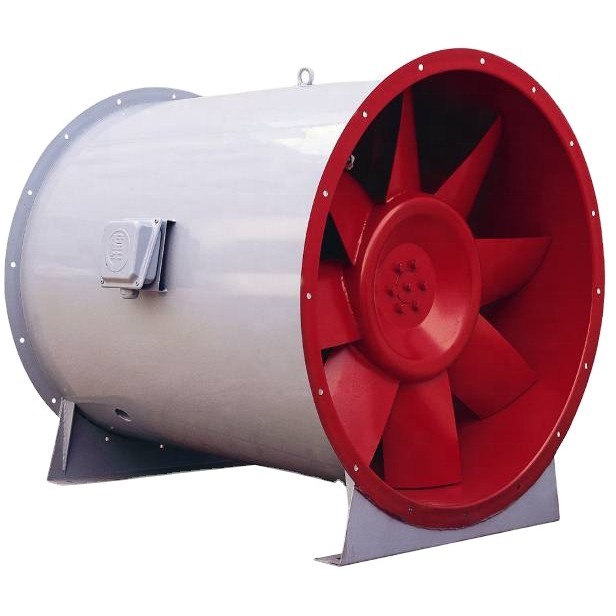 -Industrial fire fighting ventilation bifurcated fan axial flow type ...