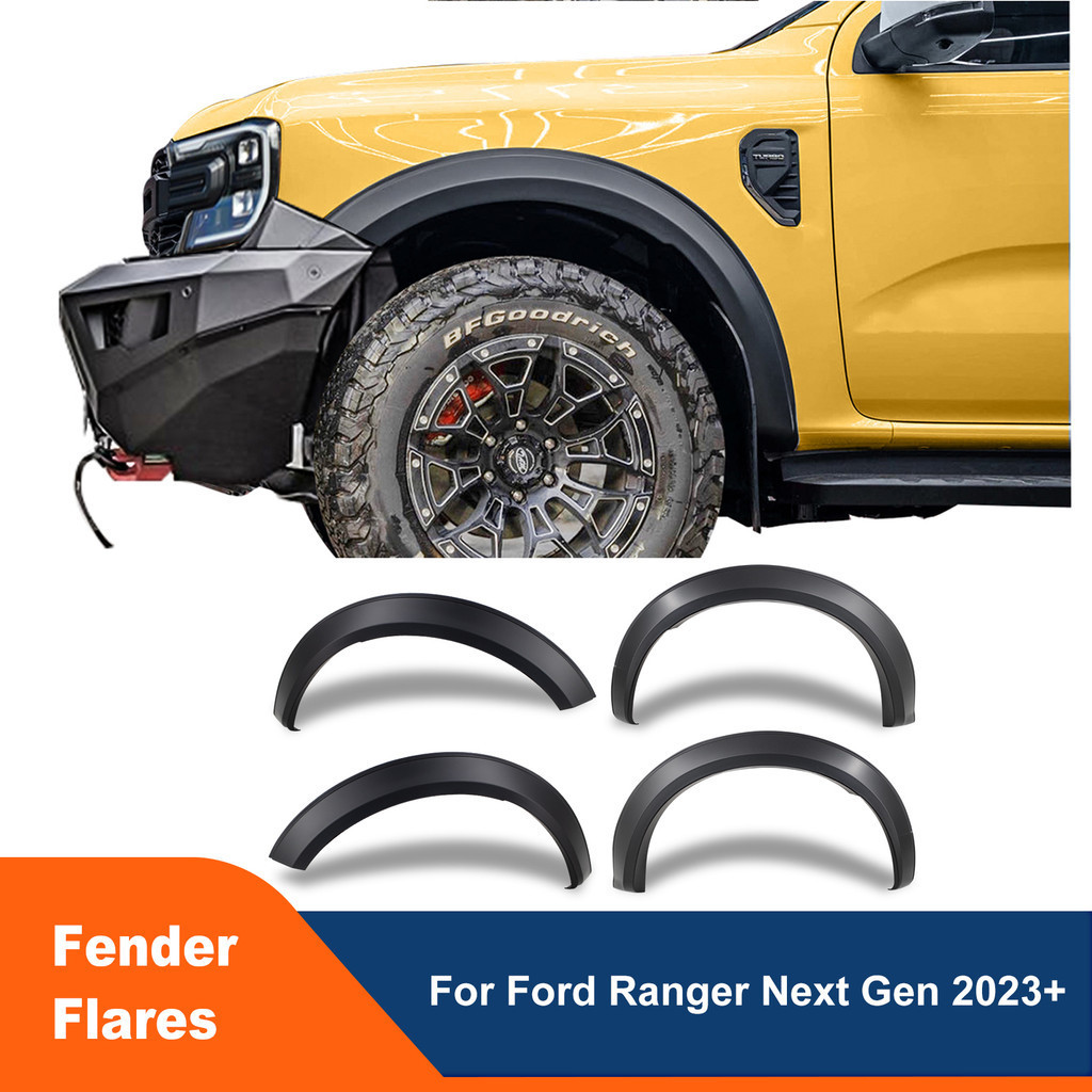 ️4pcs Wheel Arch Protector For Ford Ranger Next Gen T9 2022 2023 ...