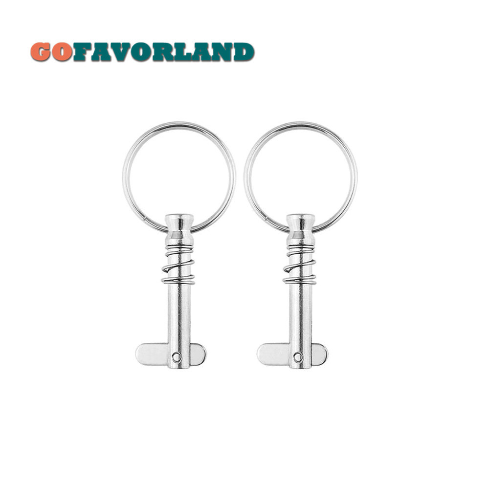 2Pcs Marine Bimini Top Fitting Hardware Spring Loaded Quick Release Pin ...