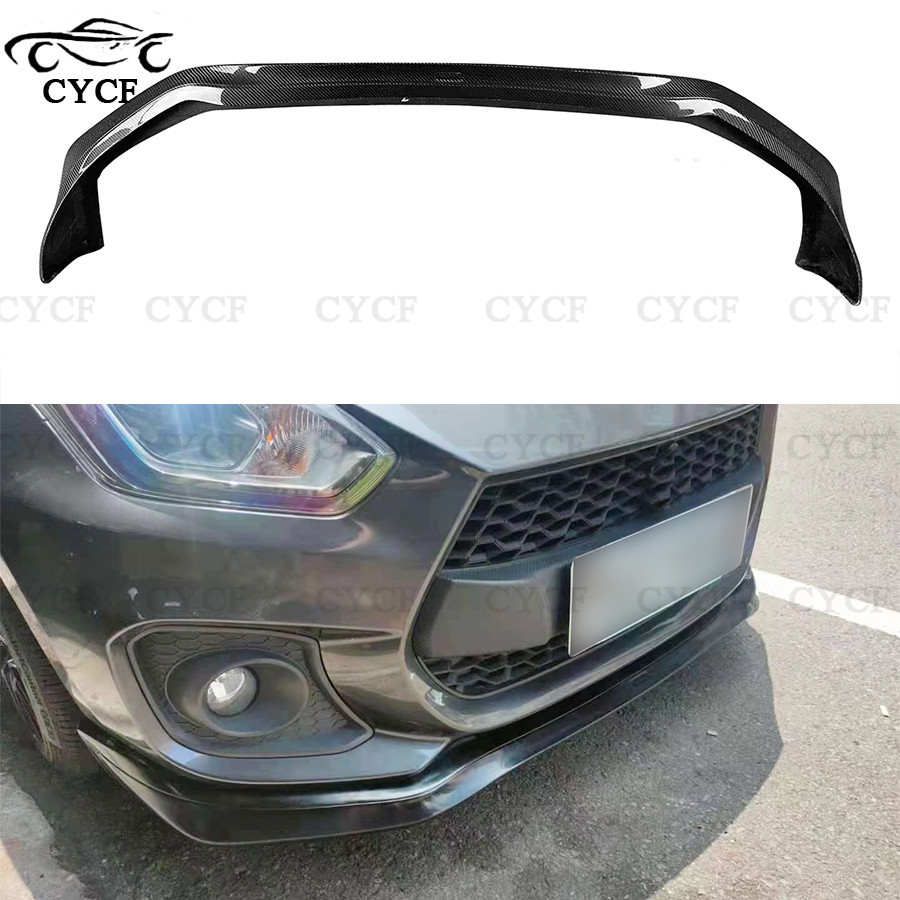 ♦Carbon Fiber Front Lip For Suzuki Swift Sports ZC33S Series Diffuser ...