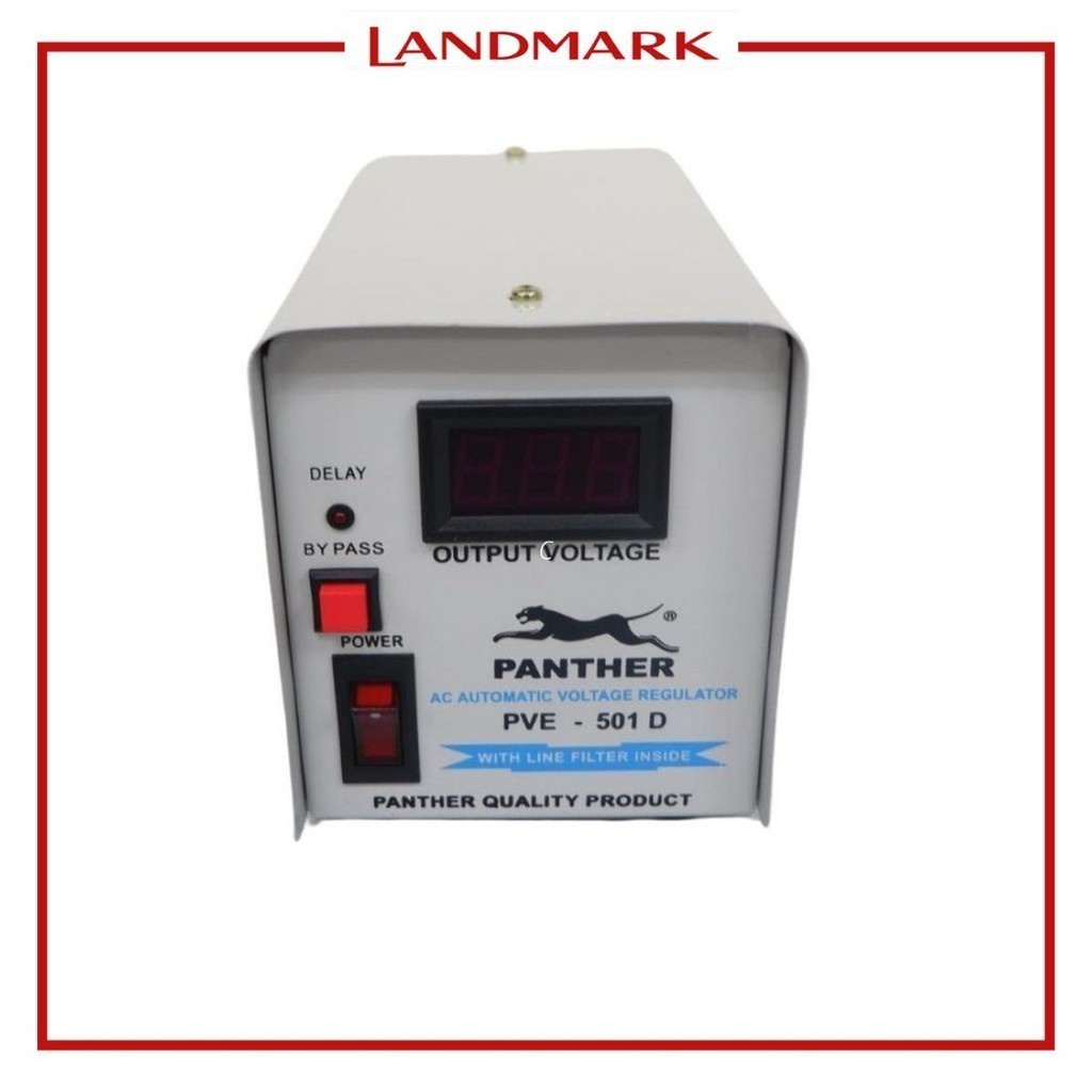 Panther Automatic Voltage Regulator With Power On Delay Grey 18 x 10 x ...