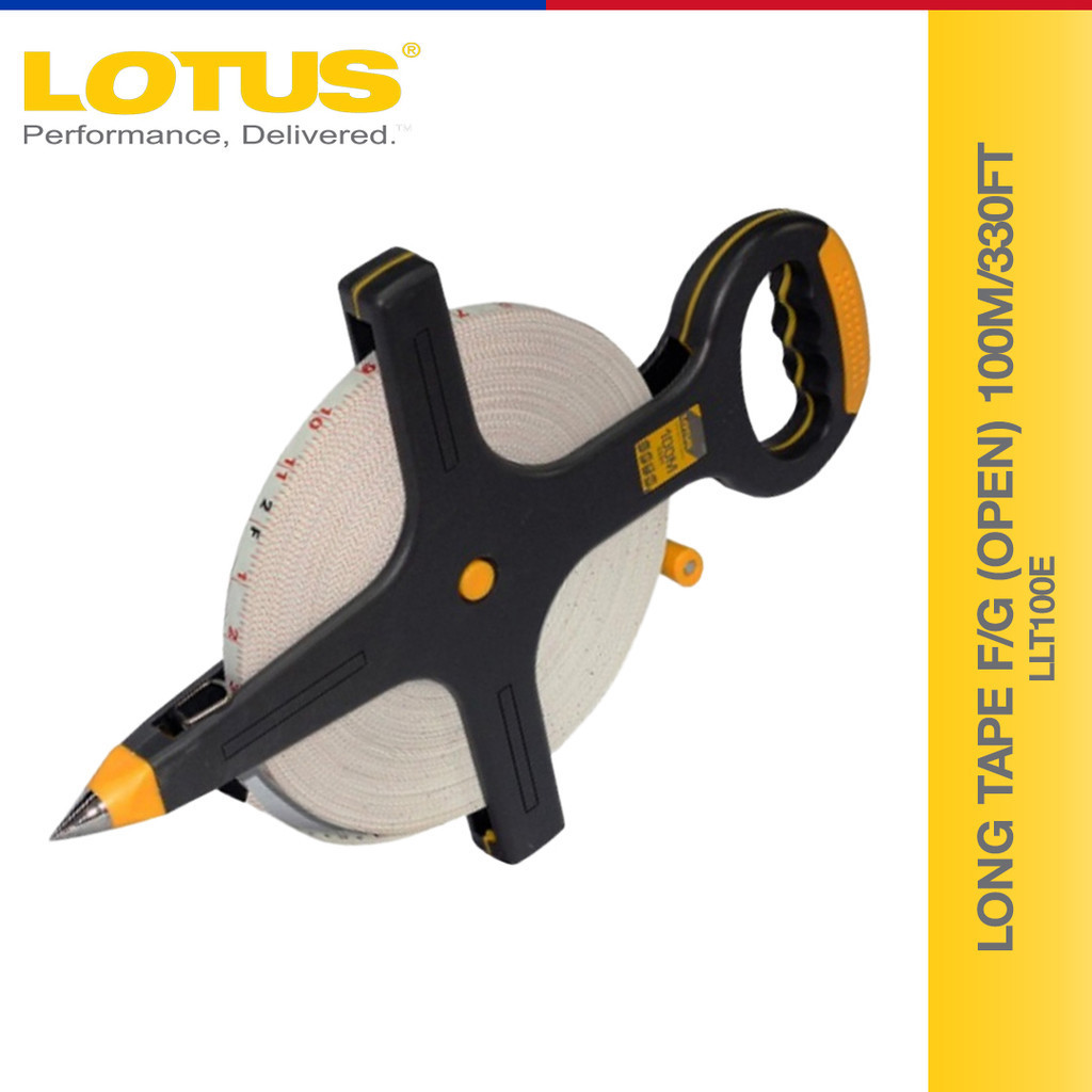 Lotus Long Tape Fiberglass Open 100m / 330Ft LLT100E | Shopee Philippines