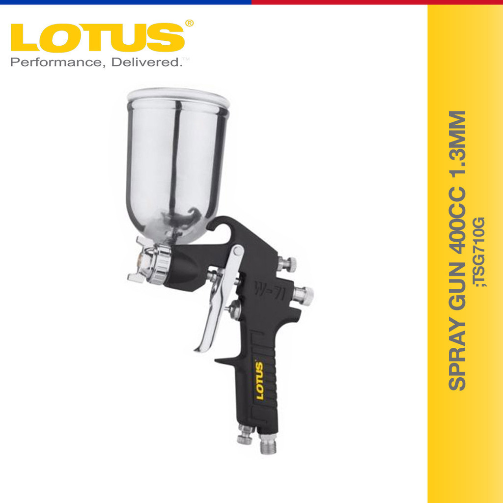 Lotus Spray Gun 400CC 1.3MM 98PSI LTSG710G - Lawn & Garden | Shopee ...