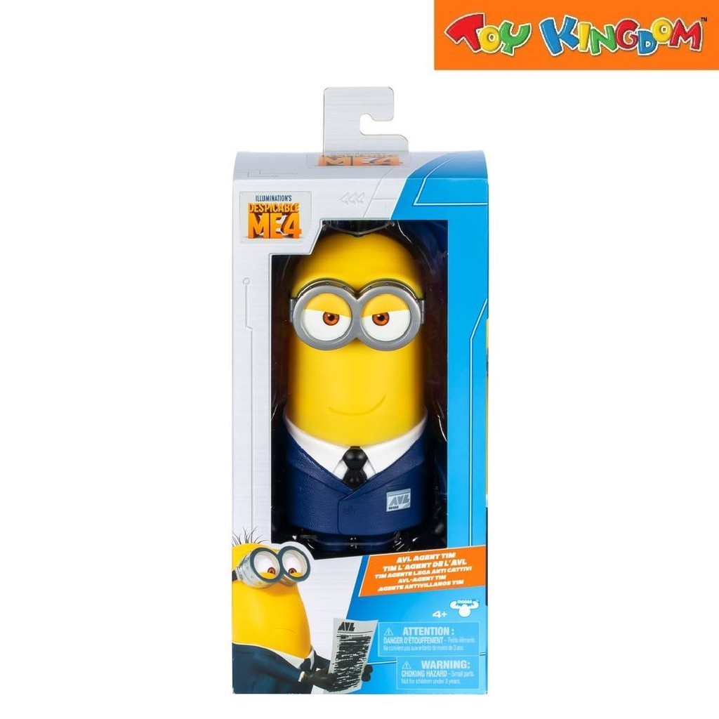 Despicable Me 4 Deluxe Minions AVL Agent Tim Action Figure | Shopee ...