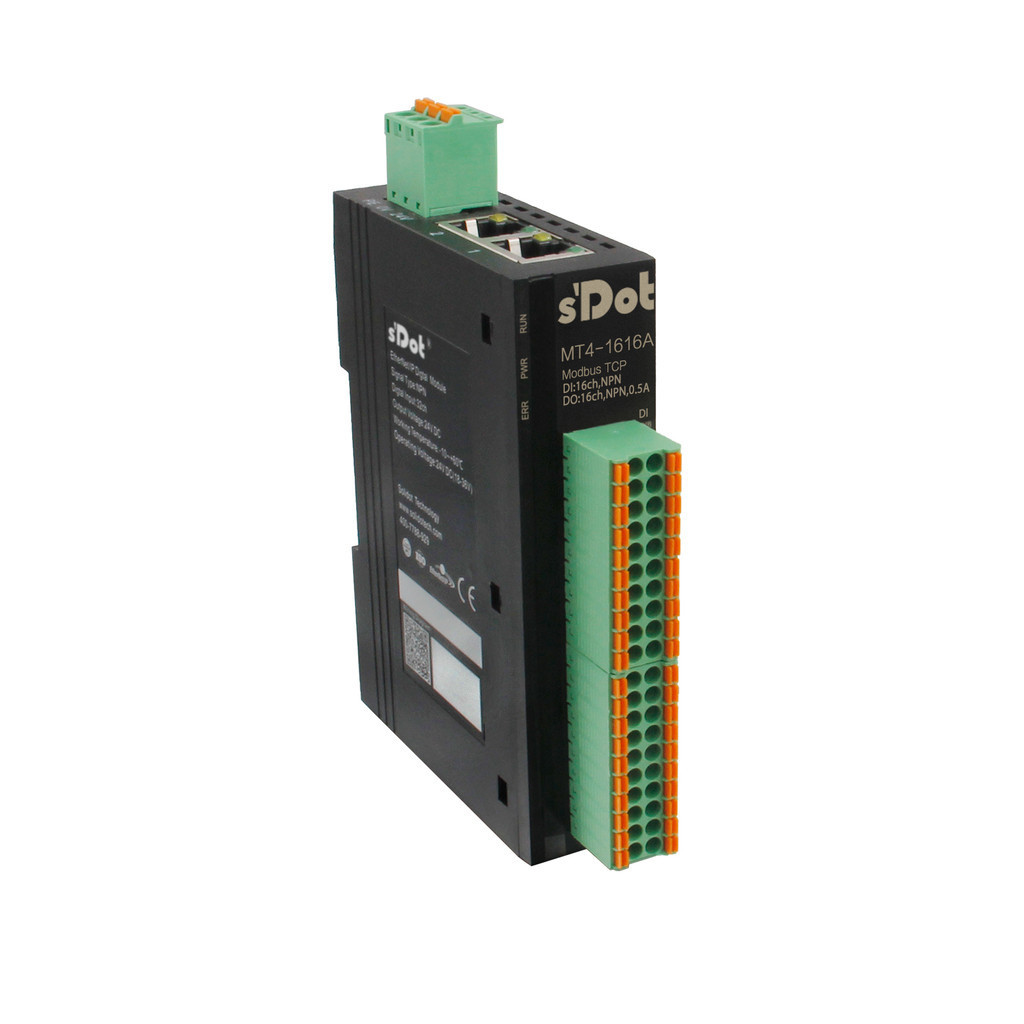 Solidot Remote IO Module Modbus TCP Integrated 16-Channel Digital Input 16-Channel Digital ...