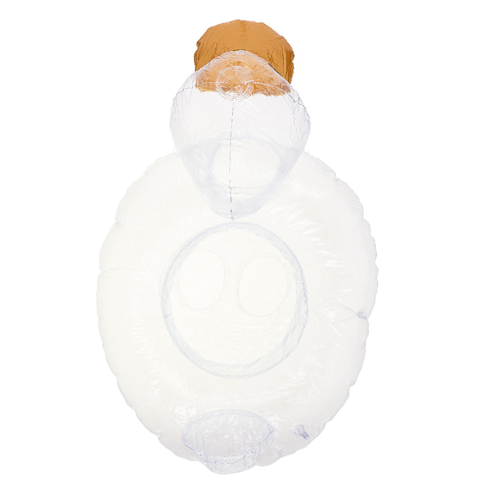 Transparent Duck Float Ring PVC Inflatable Duck Swimming Ring ...