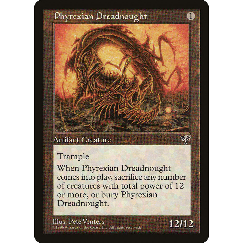 MTG Proxy Card - Phyrexian Dreadnought | Mirage (MIR) | Shopee Philippines