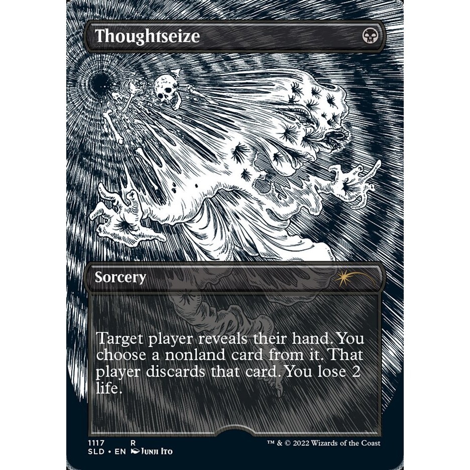 MTG Proxy Card - Thoughtseize | Secret Lair Drop (SLD) | Shopee Philippines