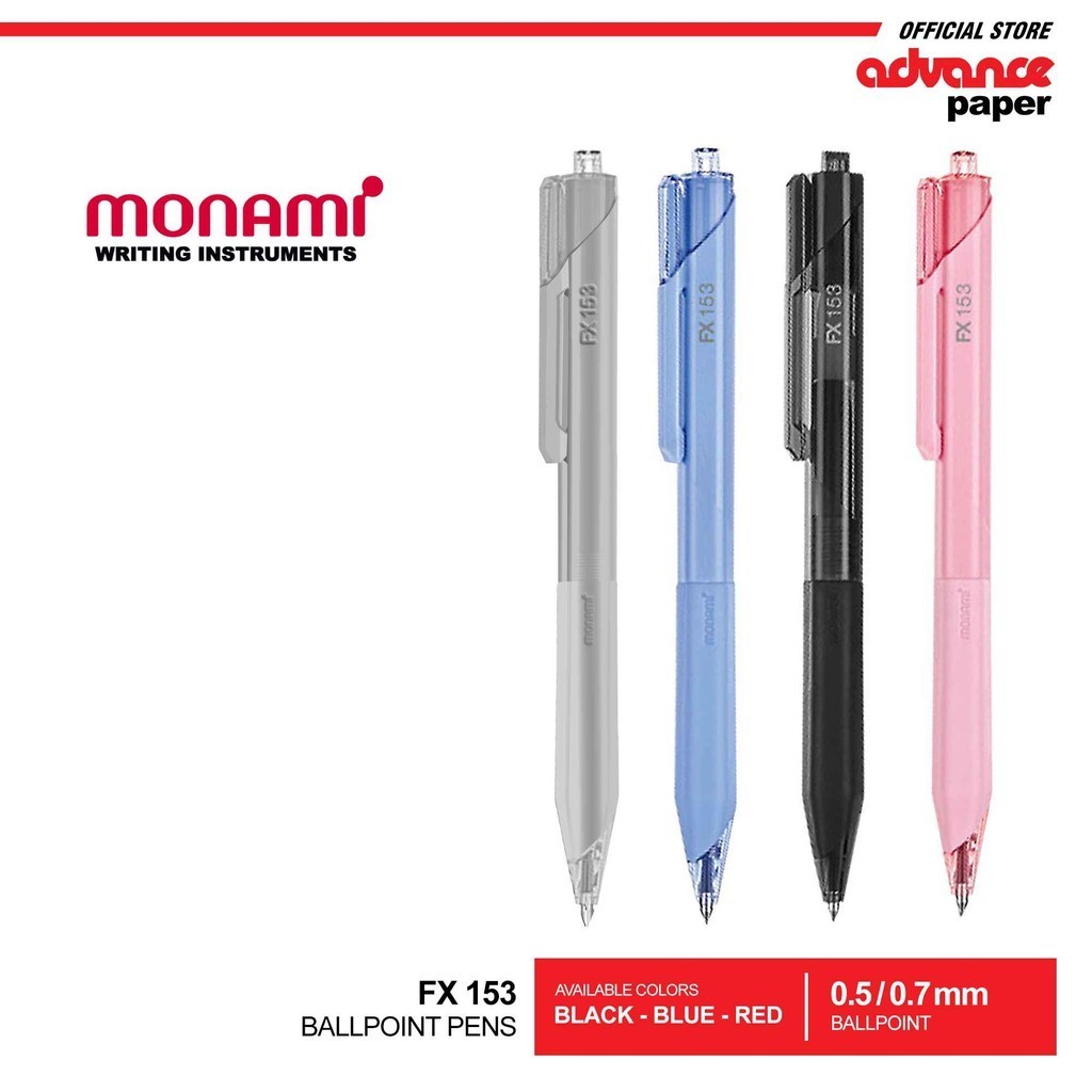 Monami FX 153 Ballpoint Pen | Shopee Philippines