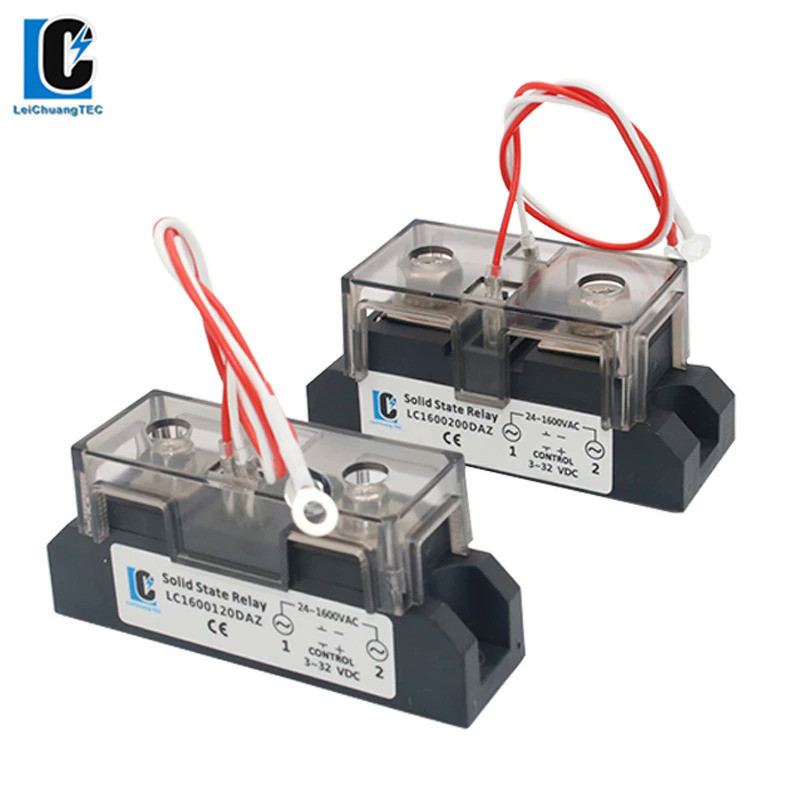 Industrial SSR 60A 80A 100A 120A 150A 200A 250A 300A 350A 400A DC to AC ...